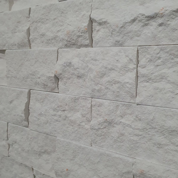 M26 Limra White Limestone Split Face (300mm x 300mm) Matt Decorative W ...