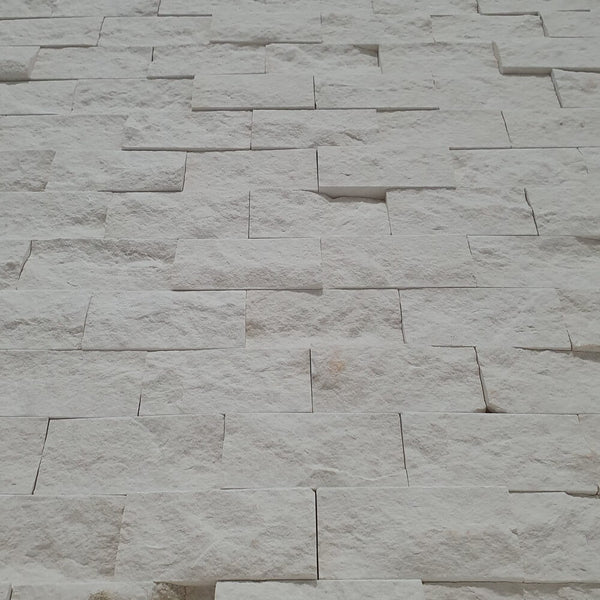 M26 Limra White Limestone Split Face (300mm x 300mm) Matt Decorative W ...