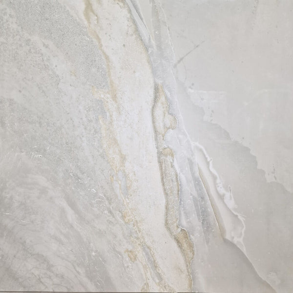 Milan Rectified Polished Porcelain (600mm x 600mm) Wall and Floor Tile ...