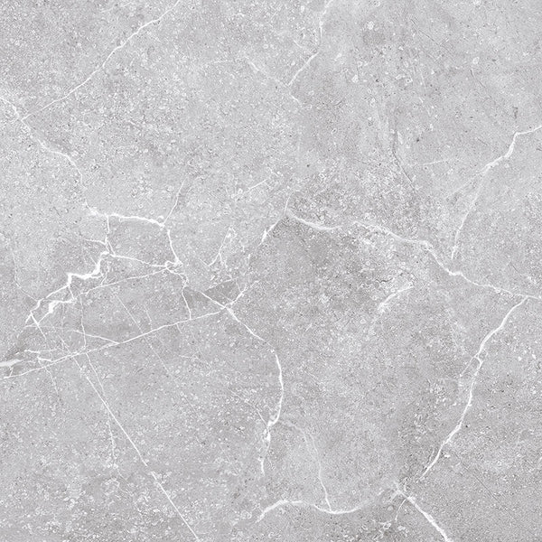 Tunisia Bianco Rectified Gloss Porcelain 600x600mm Wall and Floor Tile ...