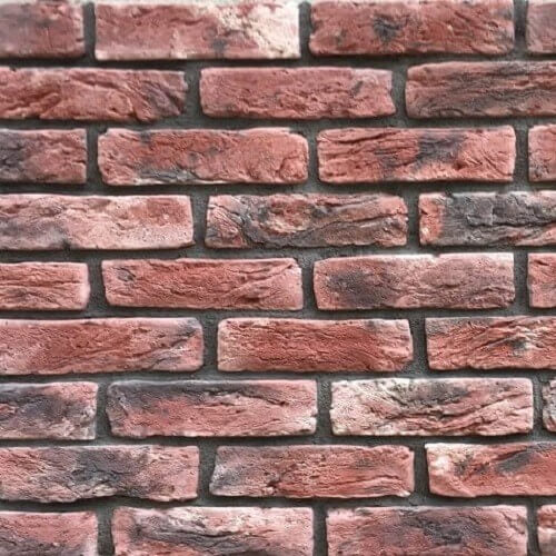 Volcano Reclaimed Red and Black Multi Brick Slips – Decoridea
