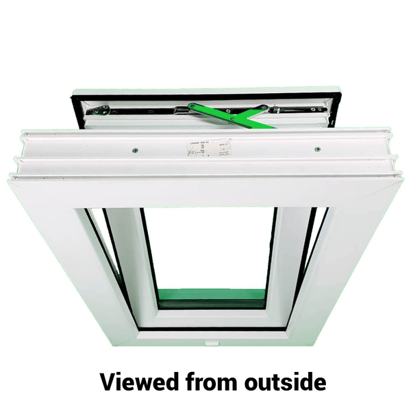 uPVC Tilt and Turn Double Glazed Window Frame and Glass 70mm UK 2 Gask ...